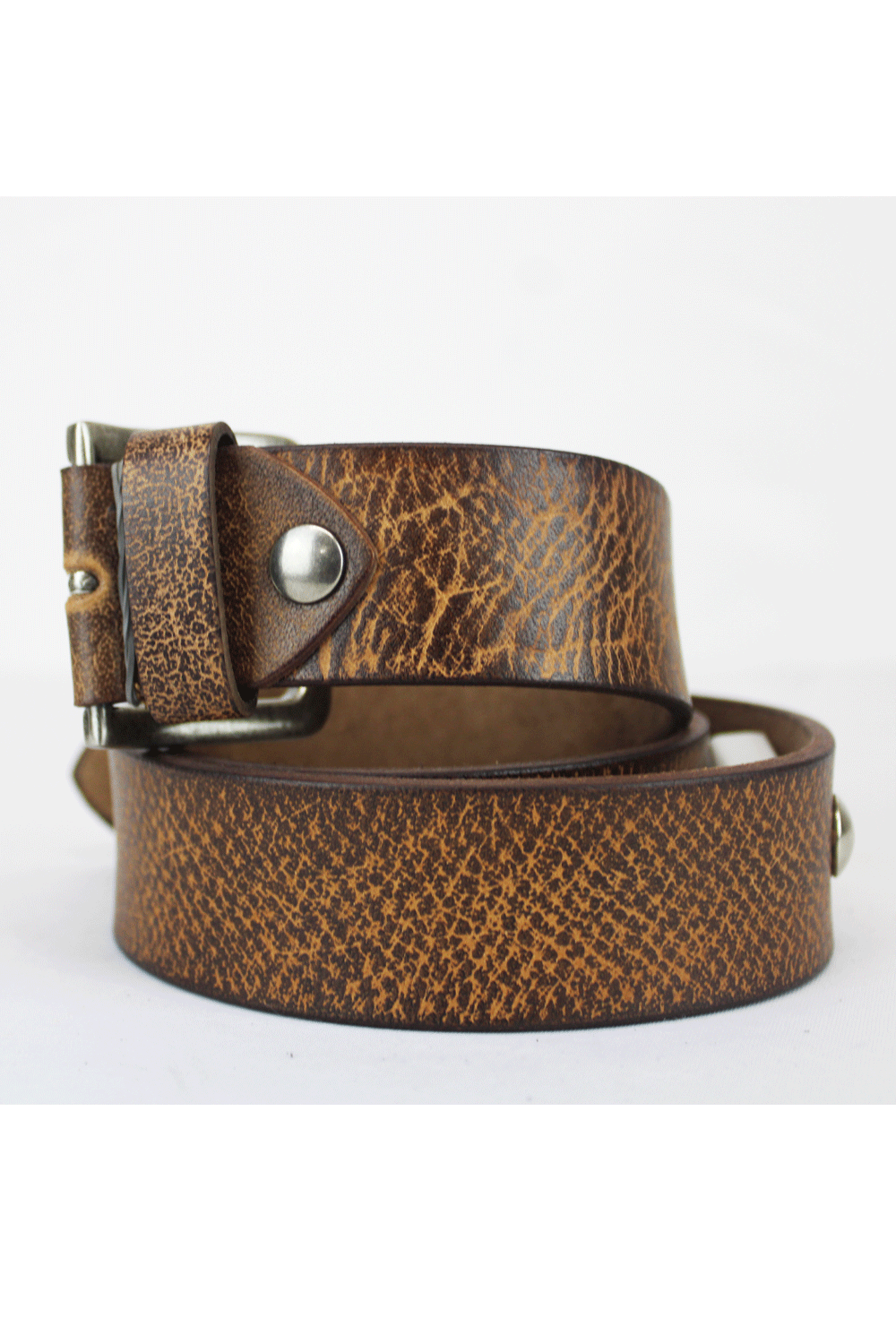 Bossini Leather Brown Denim Belt Bossini Leather Brown Denim Belt