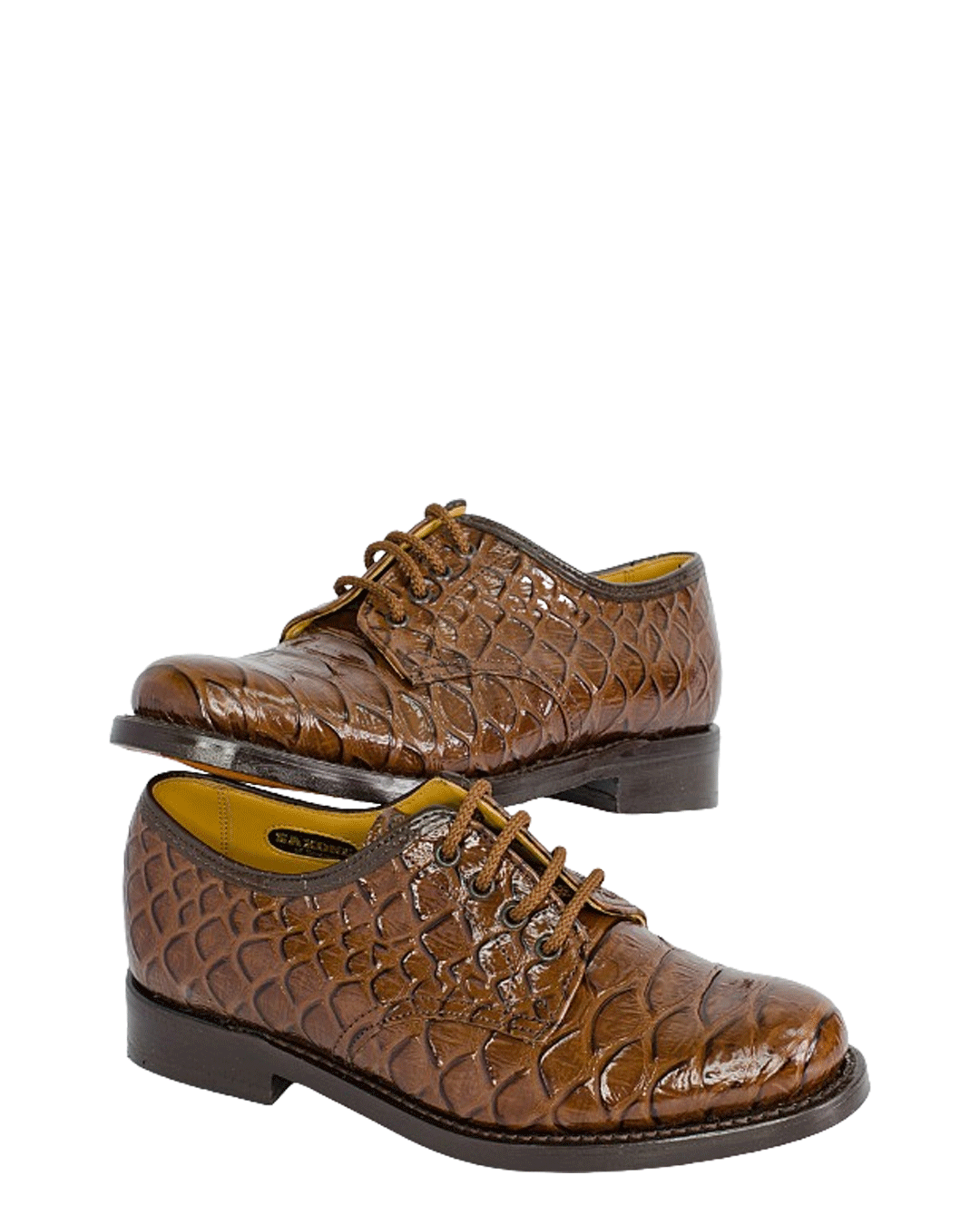 Saxone Choc Croc Shoe