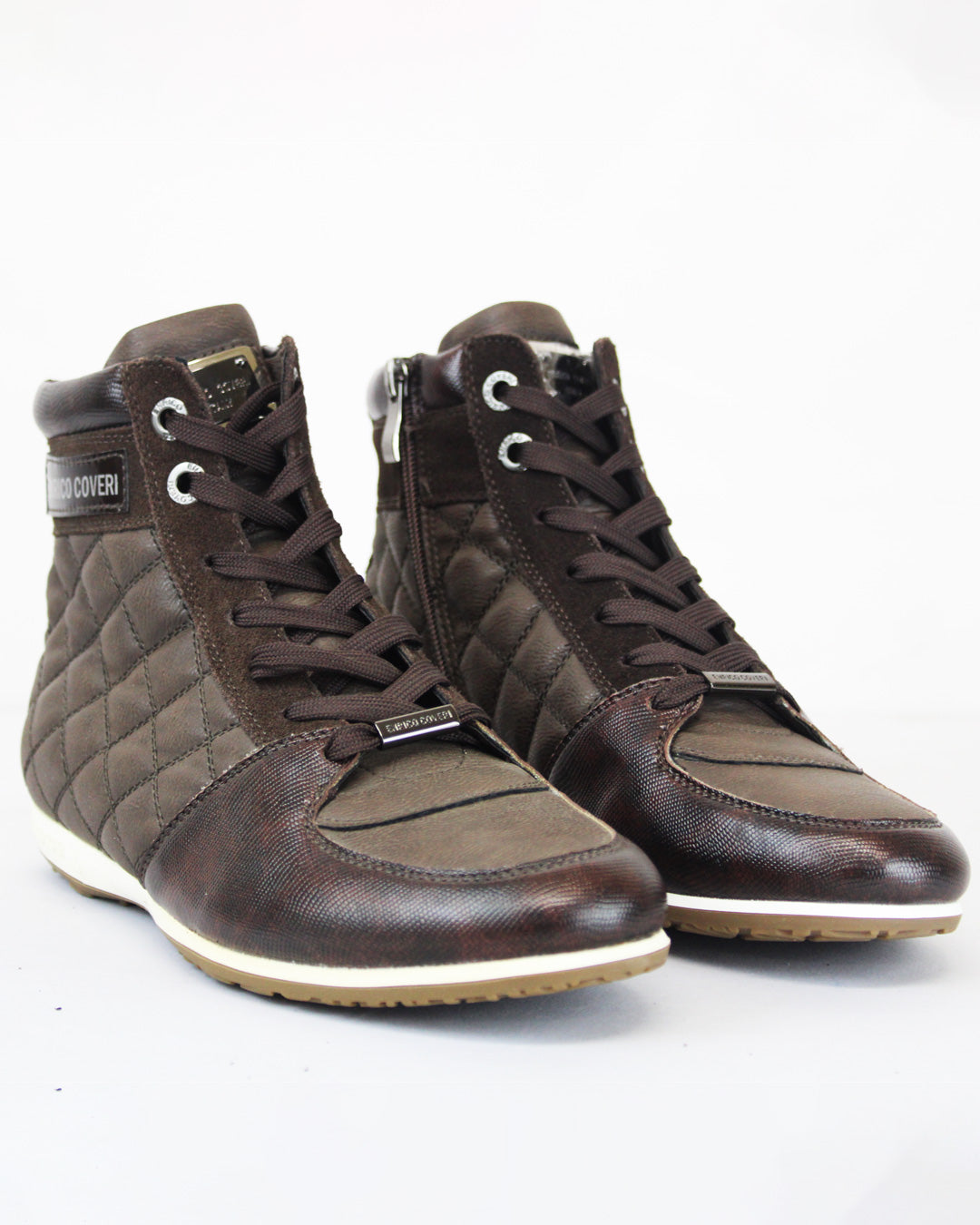 Enrico Coveri Brown Italia Leather Boot