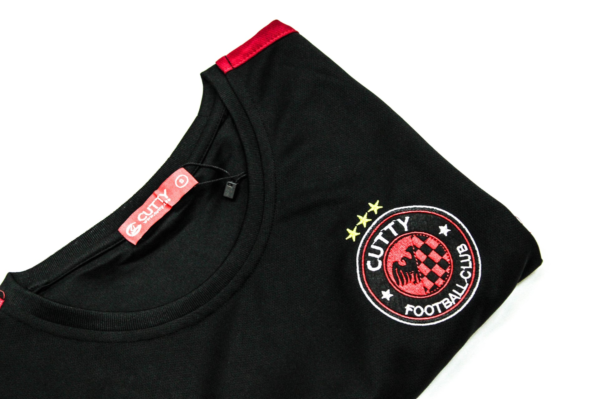 Cutty German Soccer T Shirt Black C Frozen