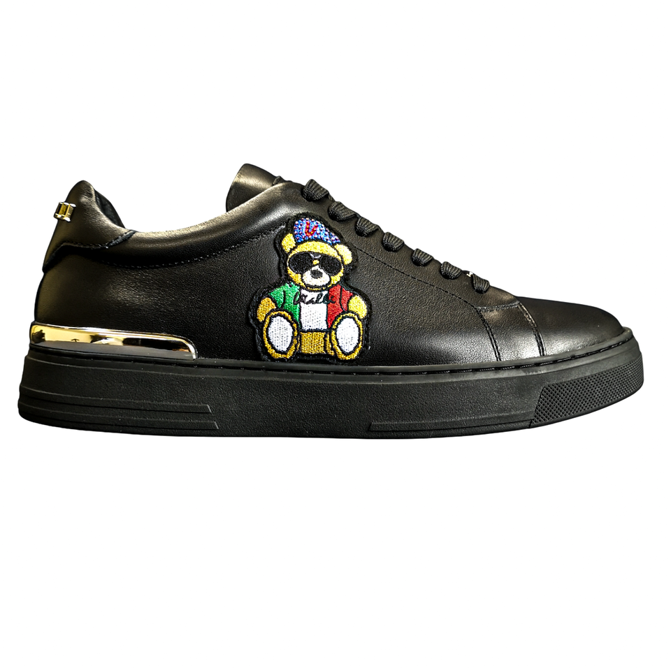 Vialli Garbisi Leather Black Sneaker - BOSSINI SA
