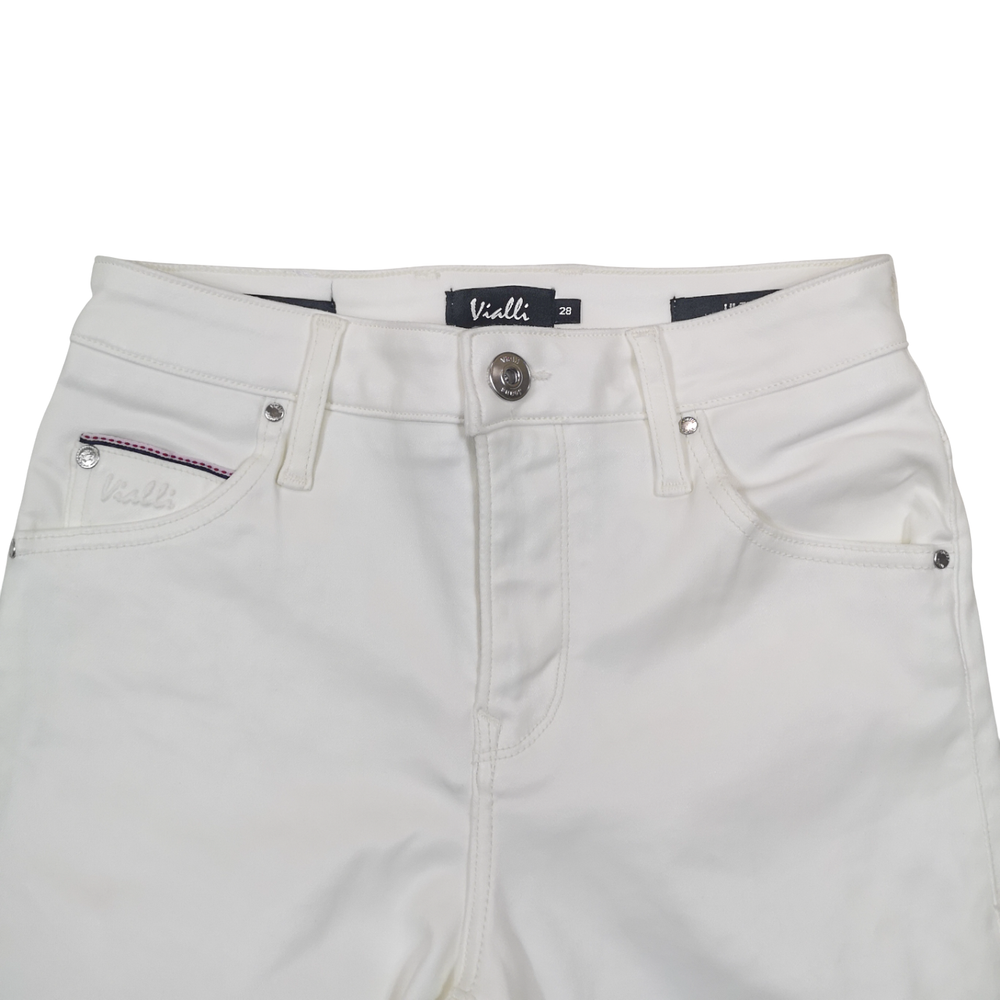 Vialli White oil Wax Ultra Fit Jean