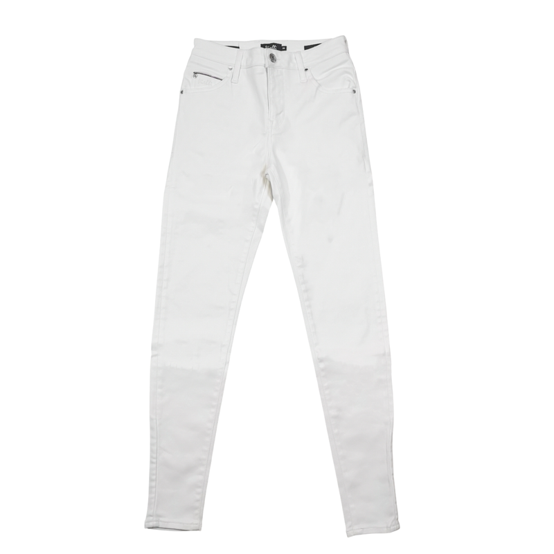 Vialli White oil Wax Ultra Fit Jean