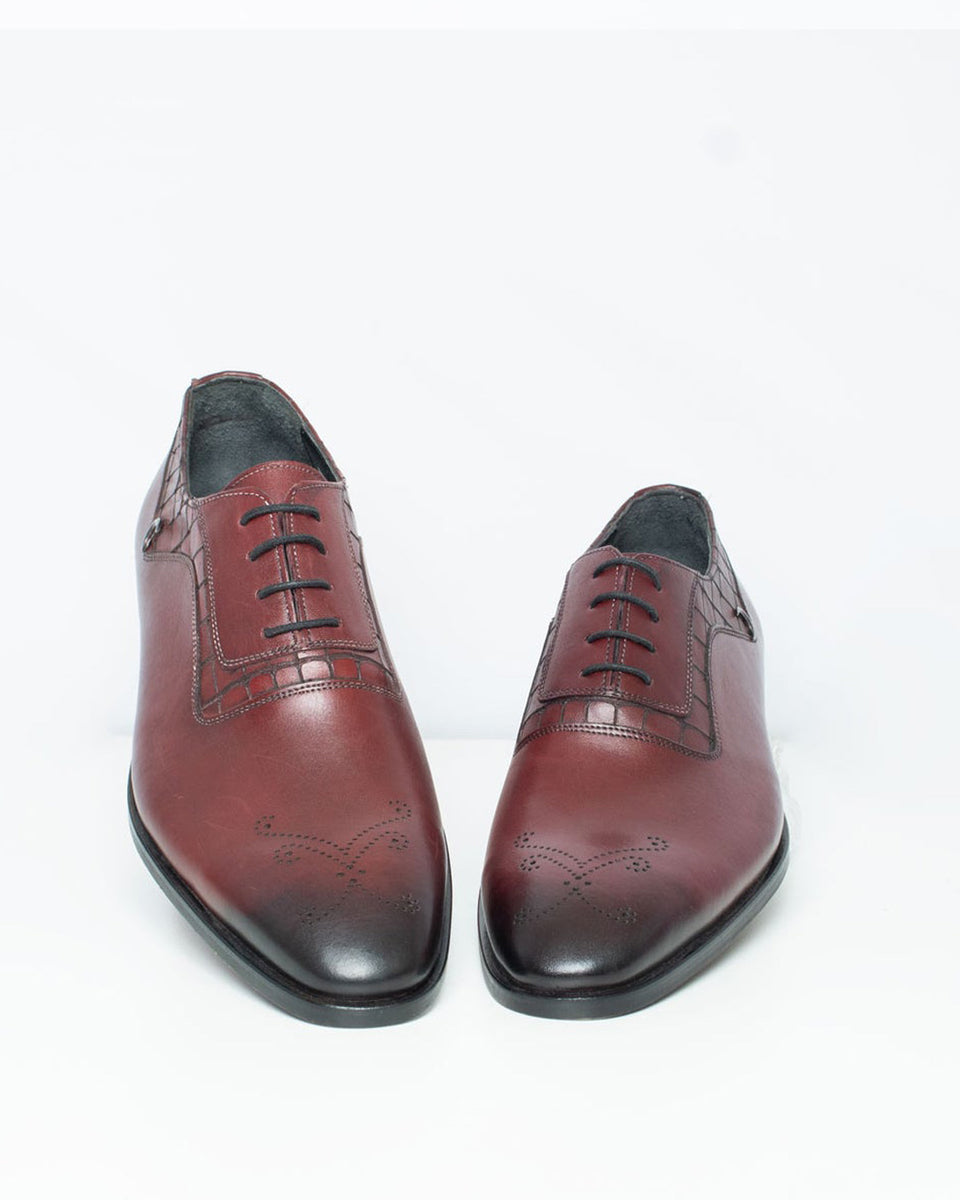 Calvano Burgundy Men's Shoe