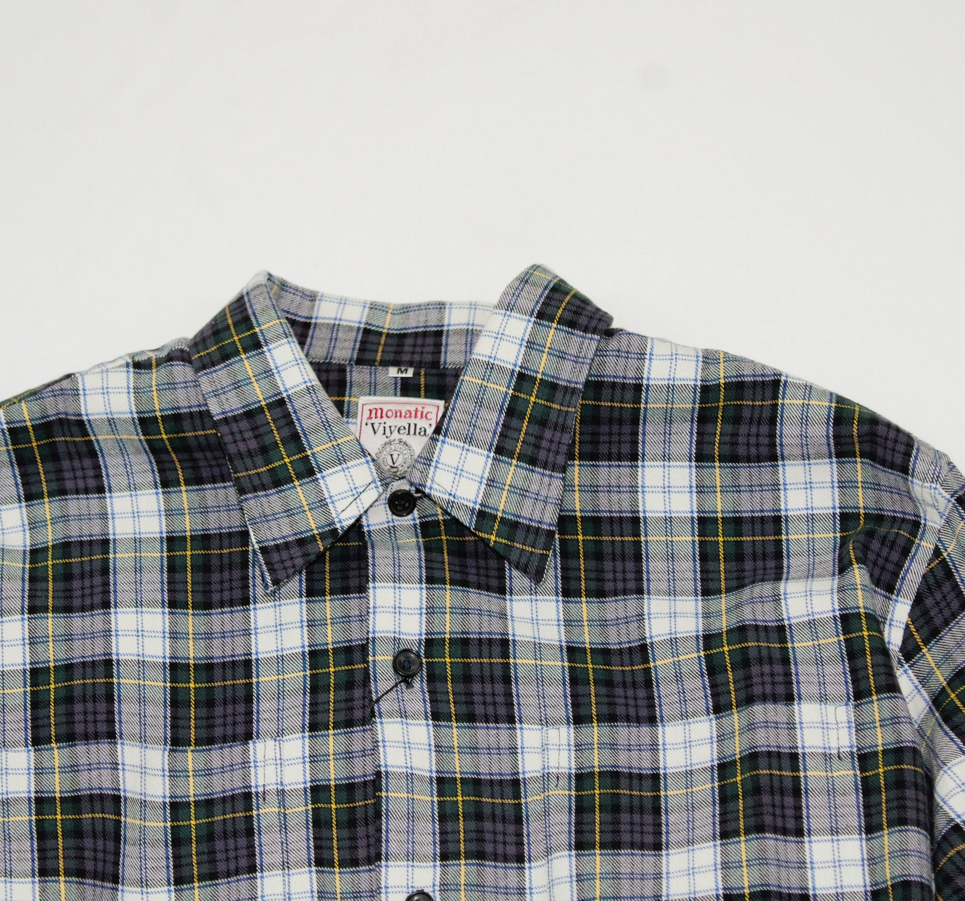 VIYELLA MONATIC LS Navy Check Shirt