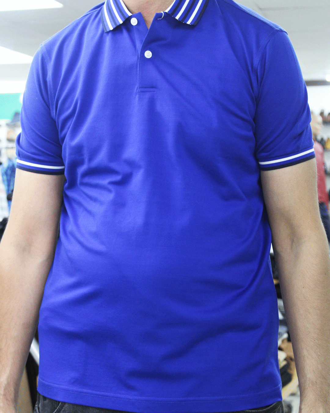 Rossini Golfer Light Blue Mercerised