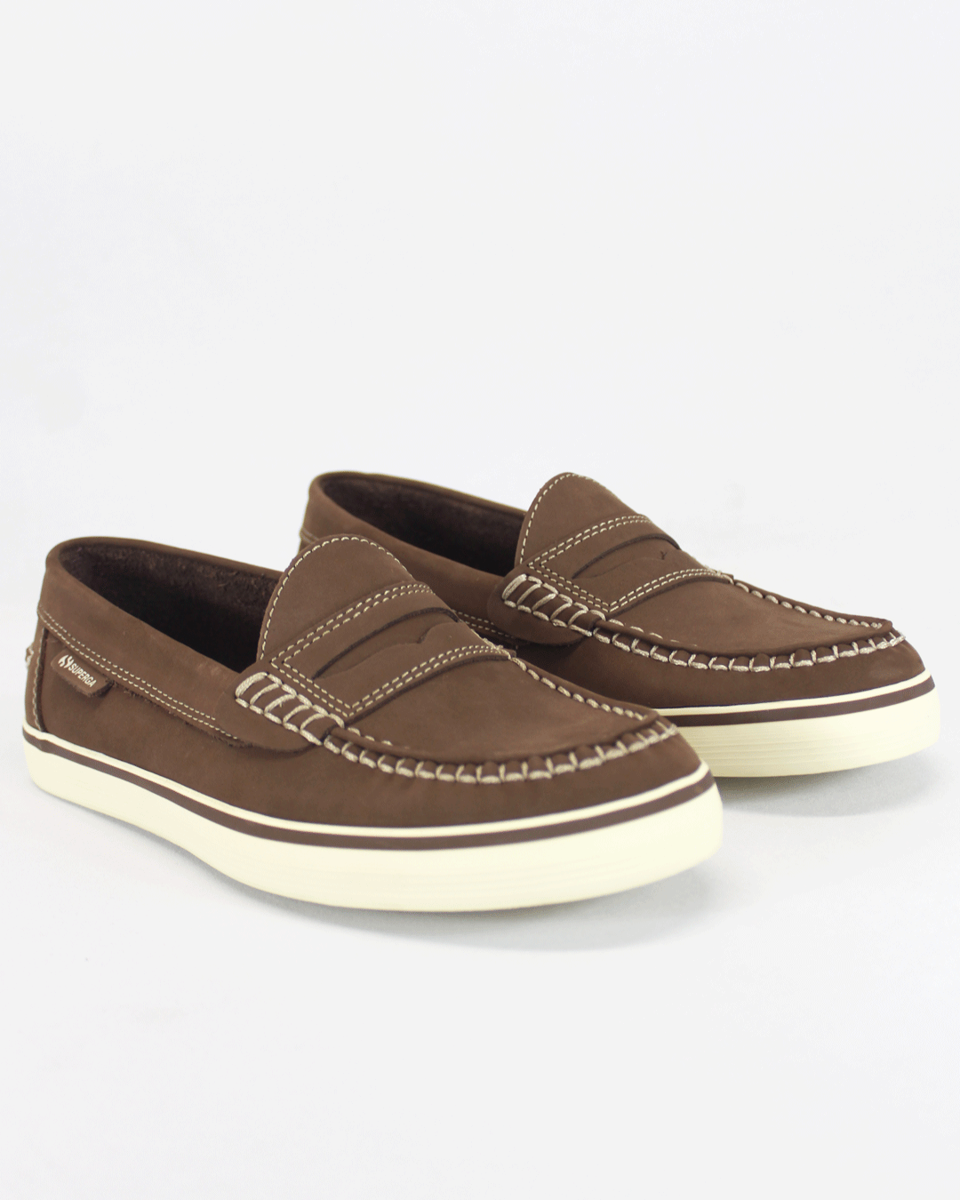 SUPERGA Brown Moccasin