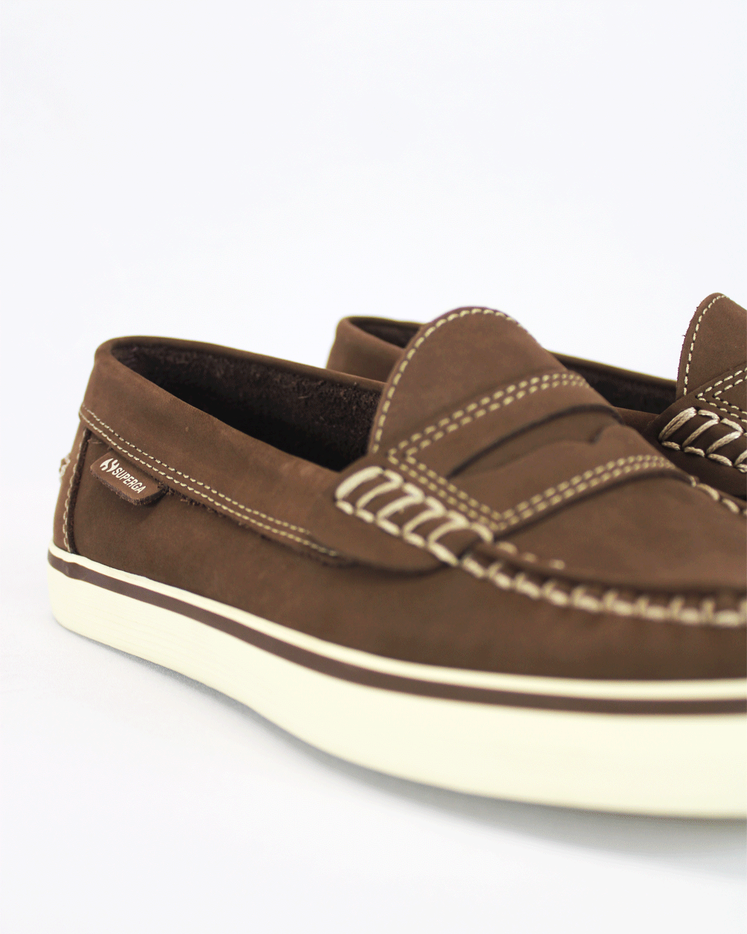 SUPERGA Brown Moccasin