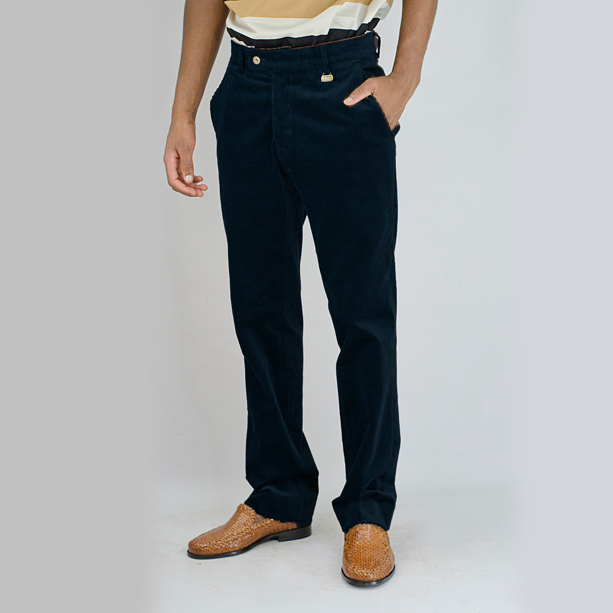 NAVADA Navy Corduroy Pants