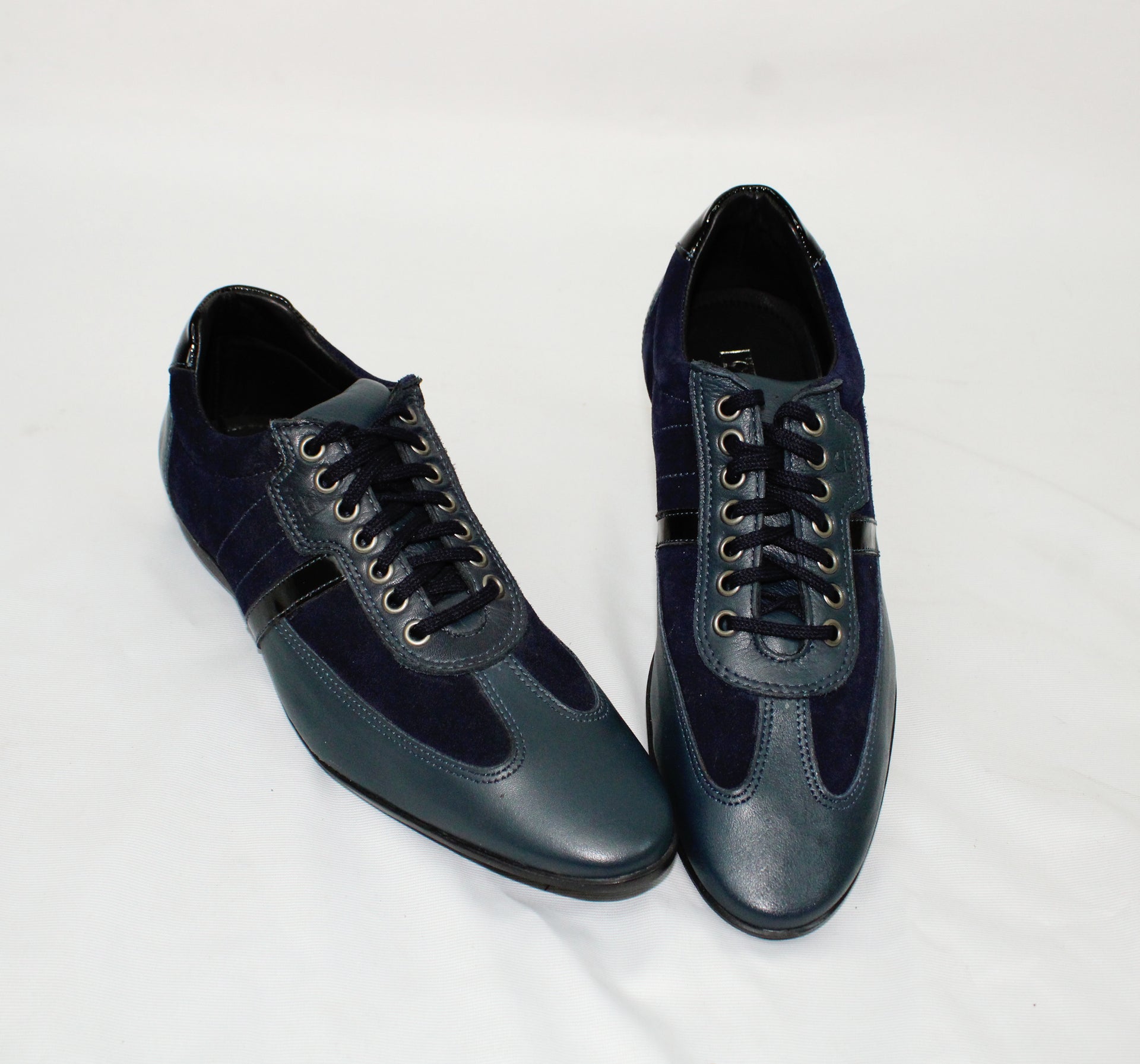 Gian Luca Suede Lace Men's Navy