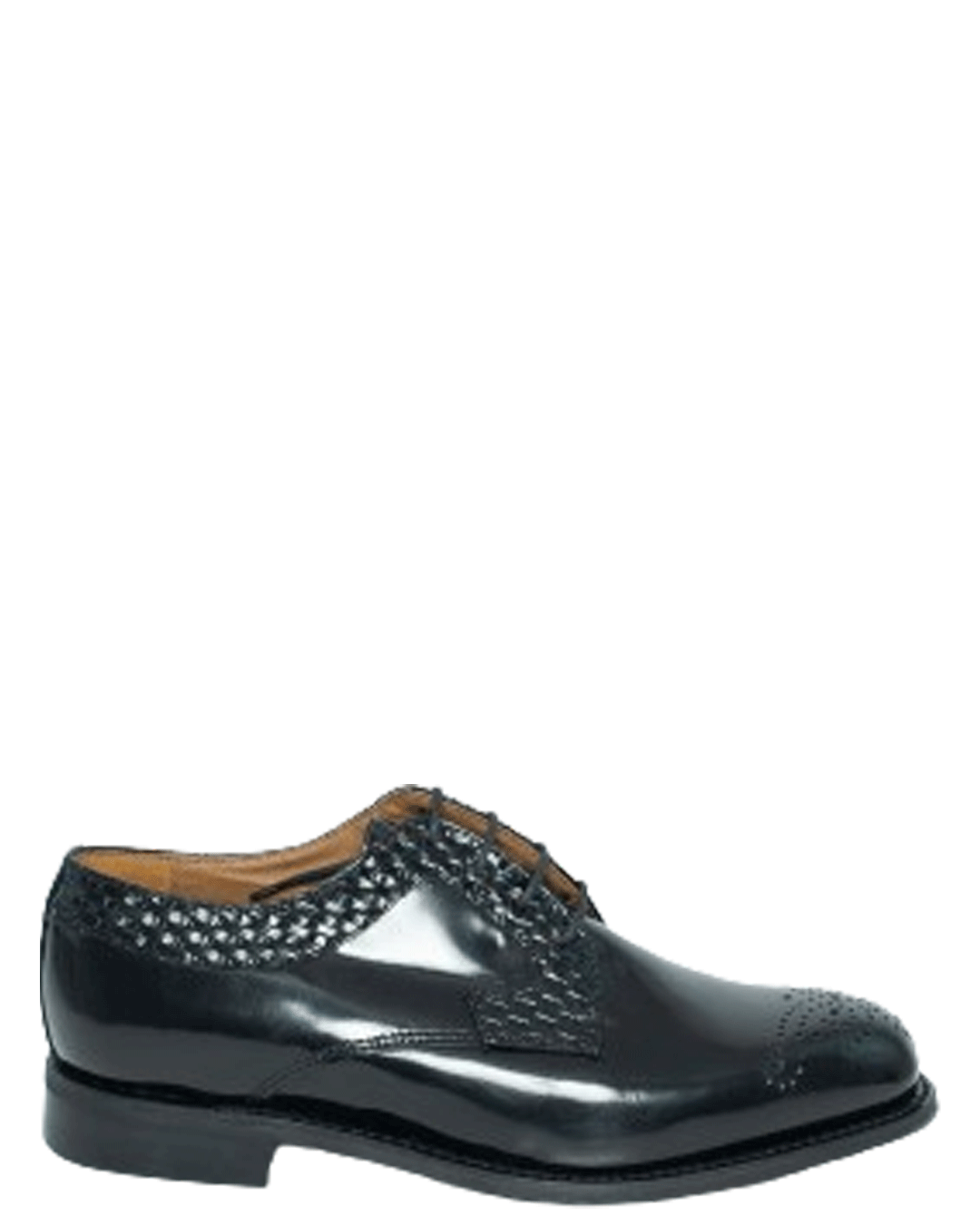 Bishop Men's Shoe Black Lace Up