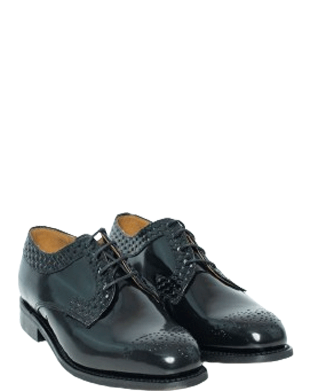 Bishop Men's Shoe Black Lace Up