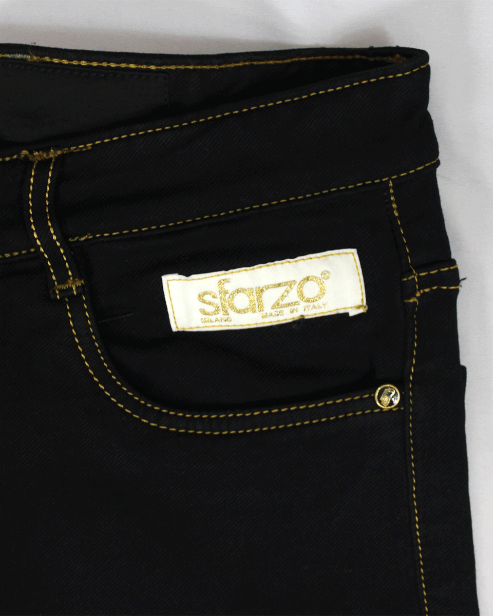 Sfarzo Couture Milano Italy Black Skinny Jeans - BOSSINI SA