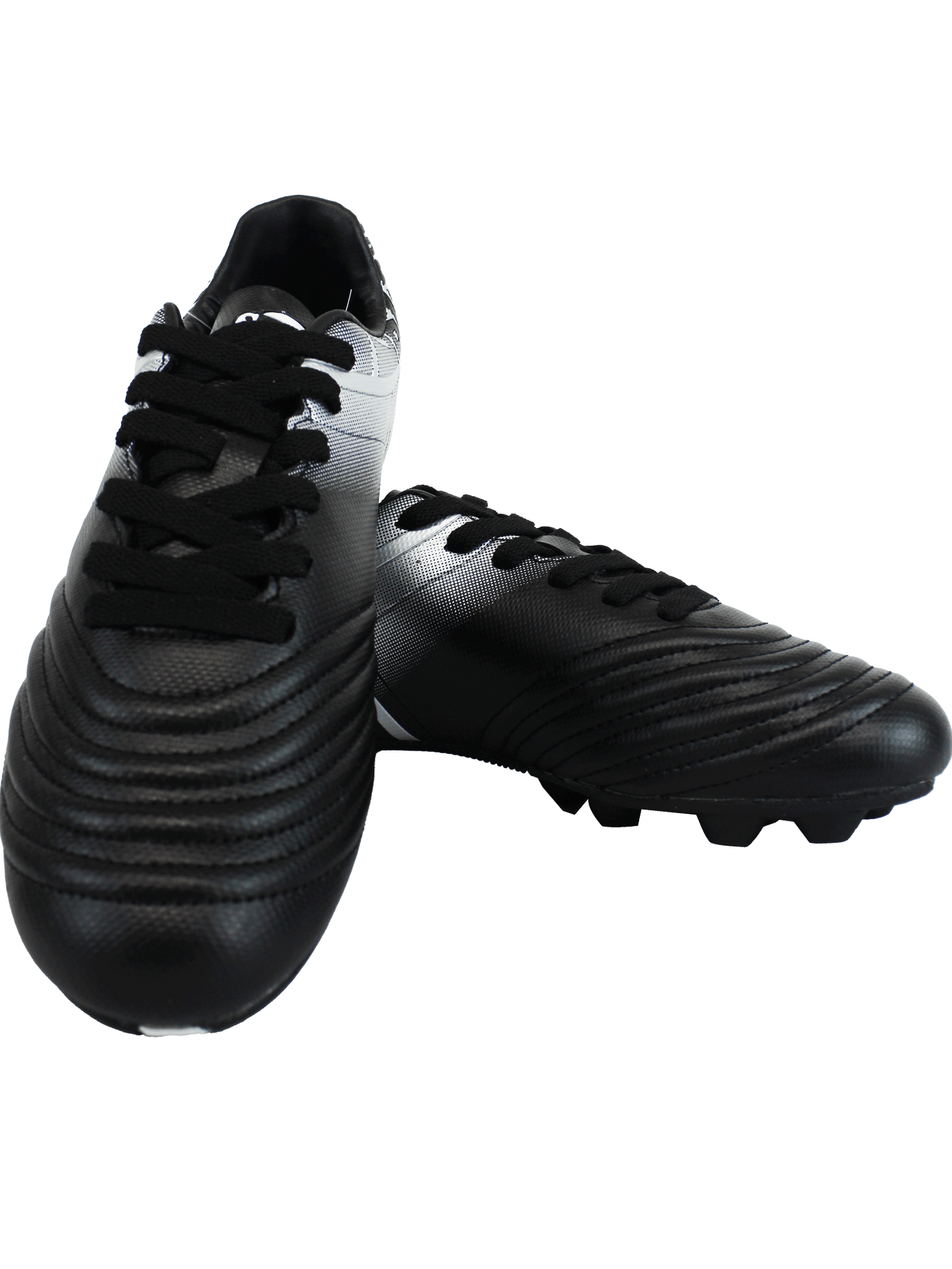 SunTec Black Silver Soccer Boots