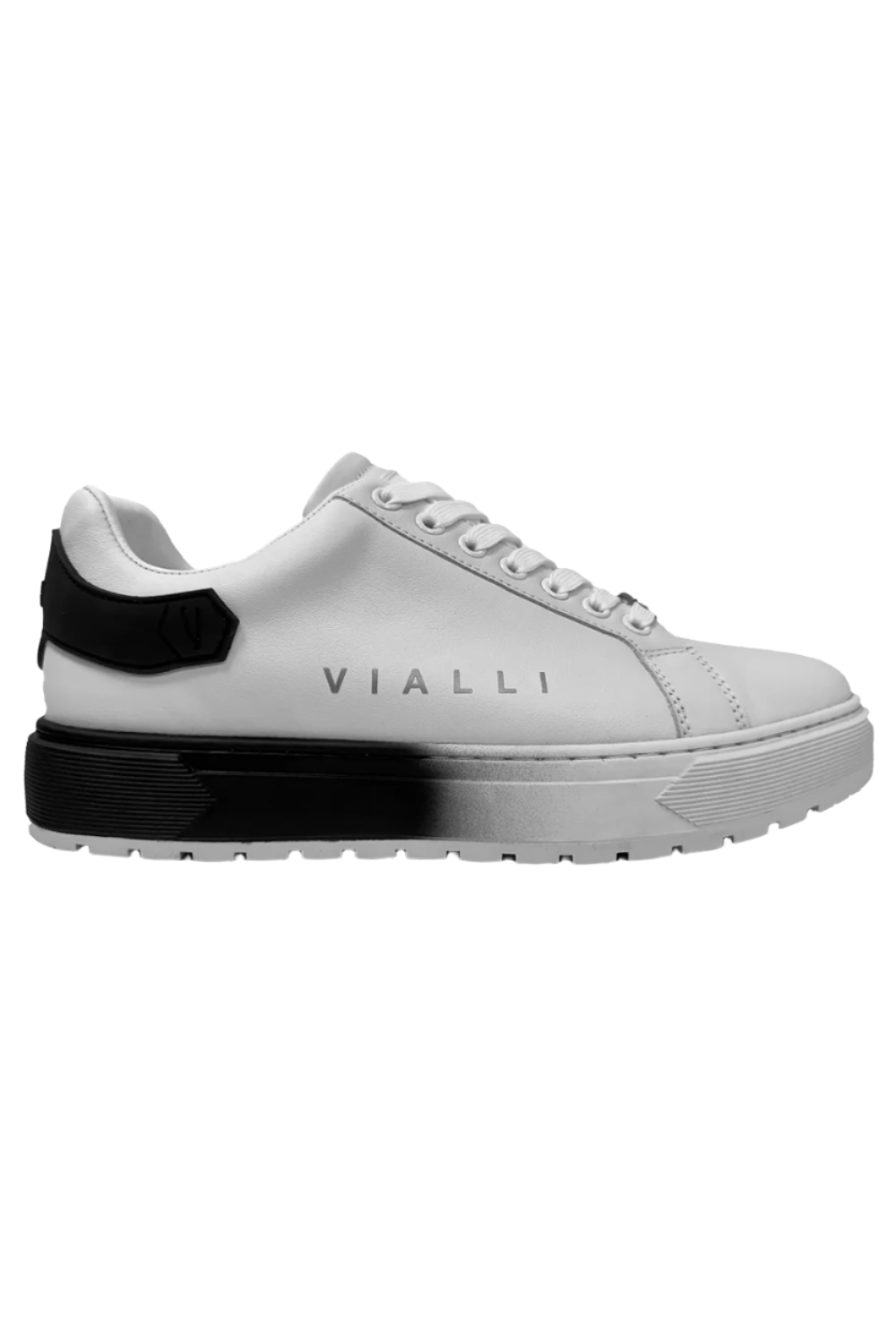 Vialli Leather White Bonucci Italian Sneaker