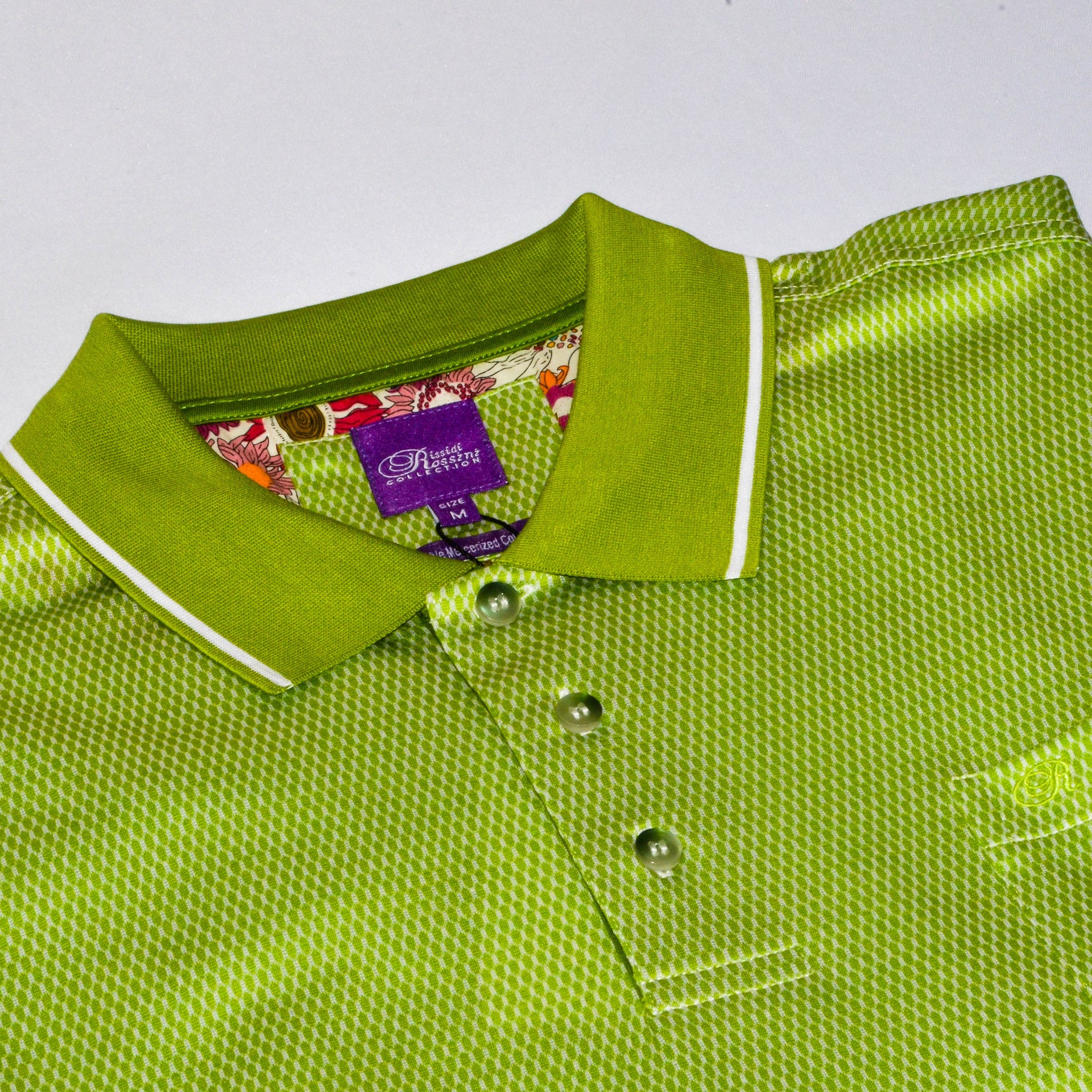 Rossini Lime Golfer Double Mercerised