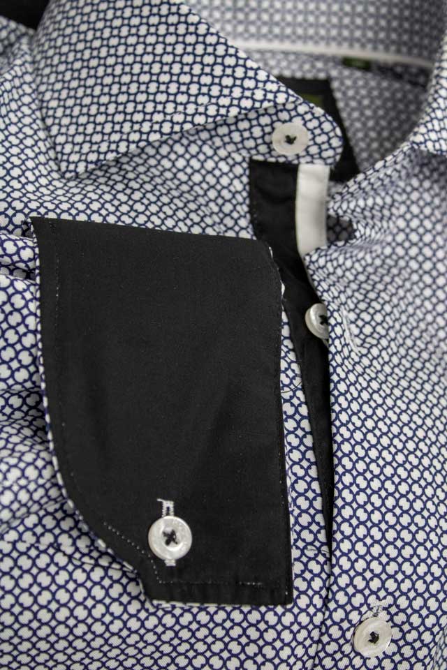 Rossini Blue Pattern Men's Shirt