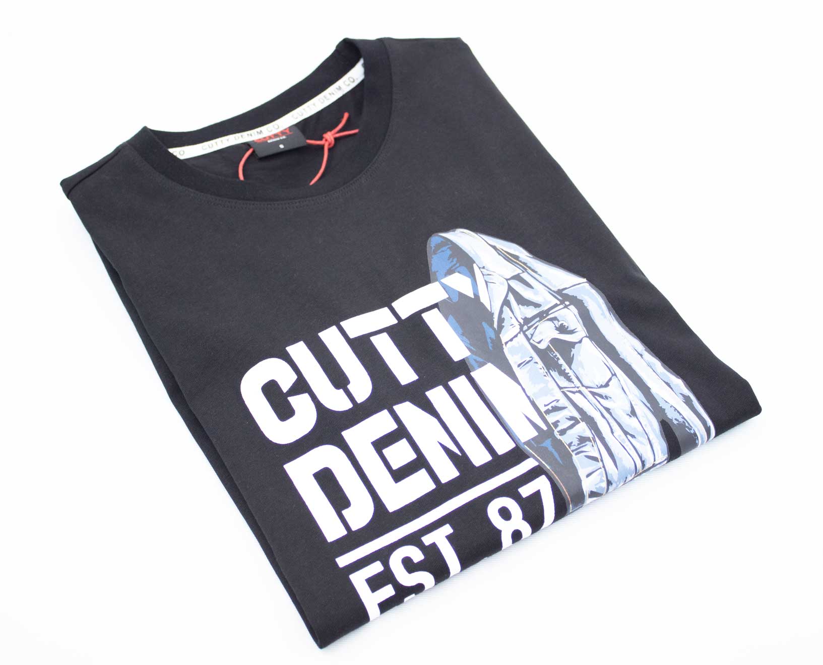 Cutty Fearless T-shirt Black FOR MEN - BOSSINI SA